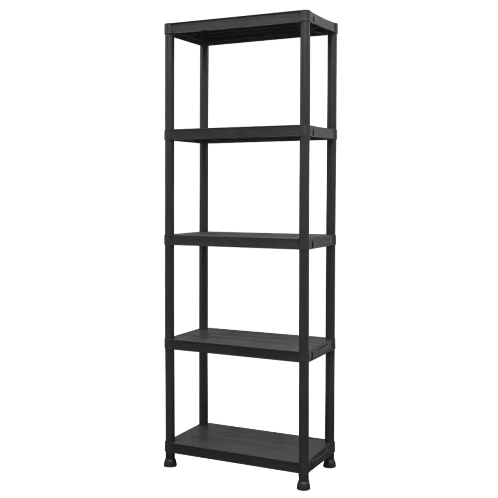 Sealey APPR5 Plastic Racking Unit with 5 Shelves 25kg Capacity Per Level