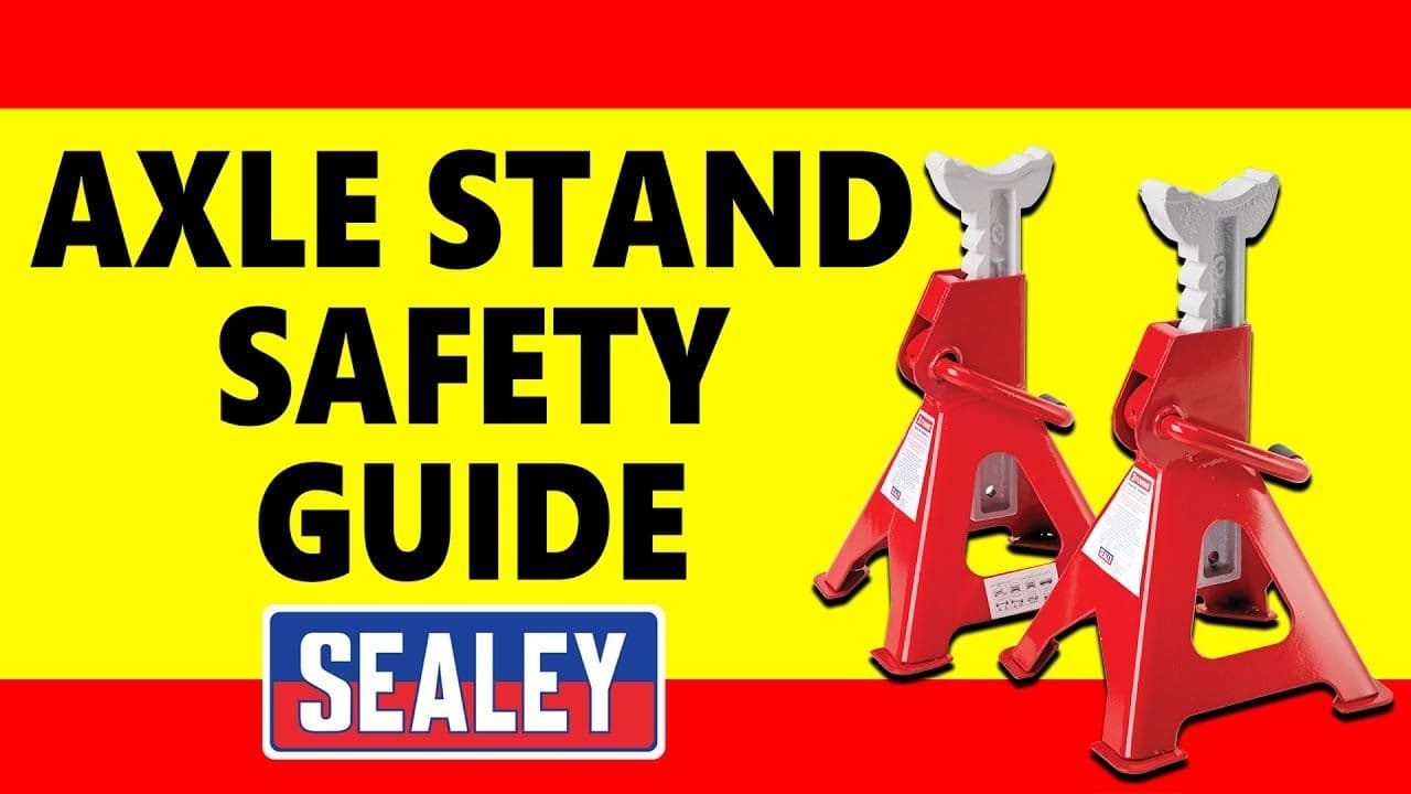 Sealey AS10H Axle Stands Pair 10tonne Capacity per Stand High Level