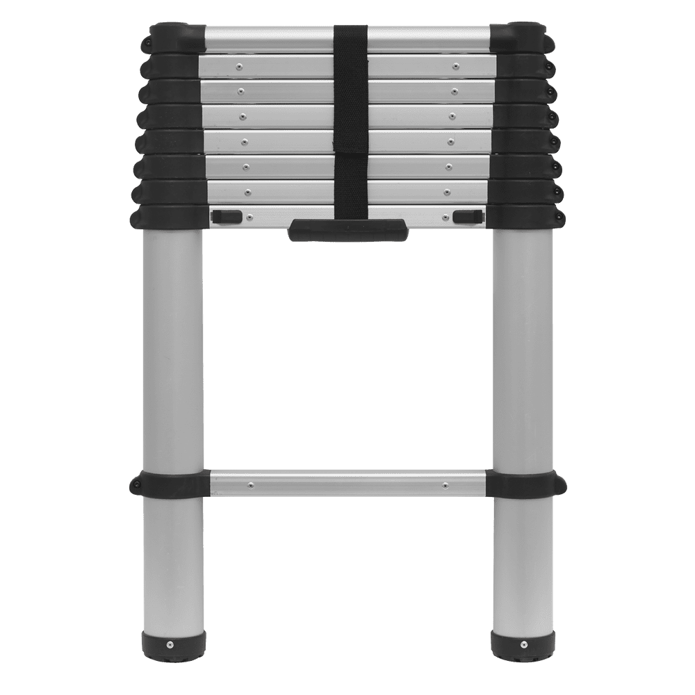Sealey ATL09 Aluminium Telescopic Ladder 9-Tread EN 131