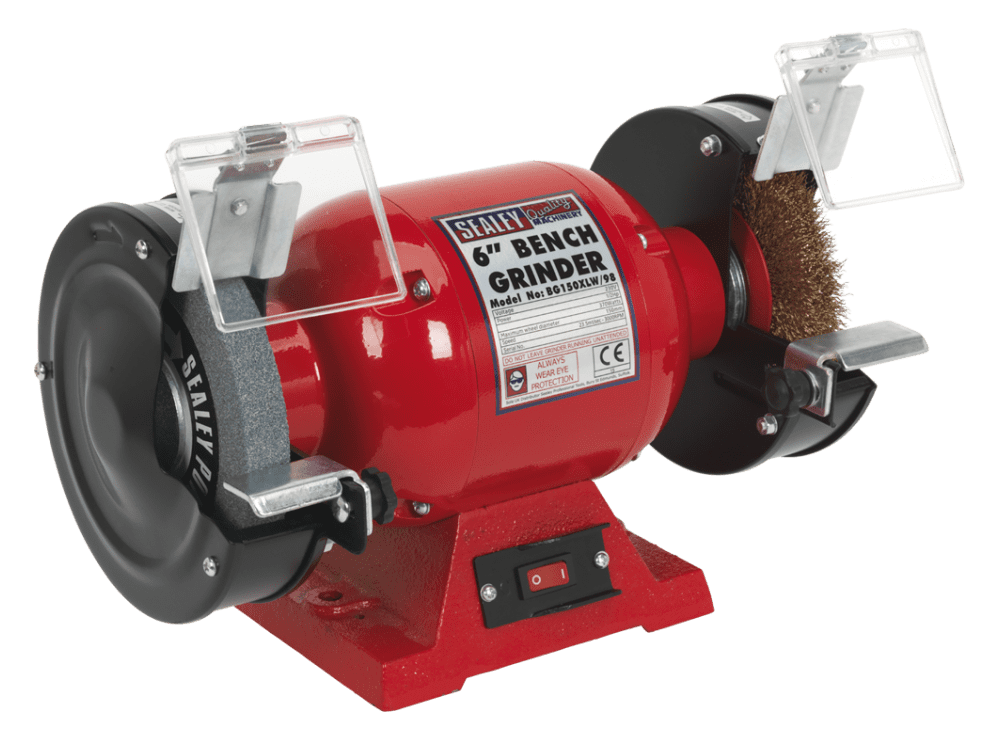 Sealey BG150XLW/98 Bench Grinder Ø150mm with Wire Wheel 370W/230V