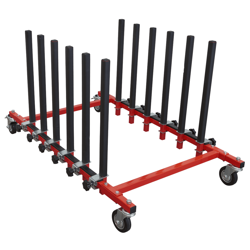 Sealey MK76 Panel Storage Rack Mobile Holds 5 Panels