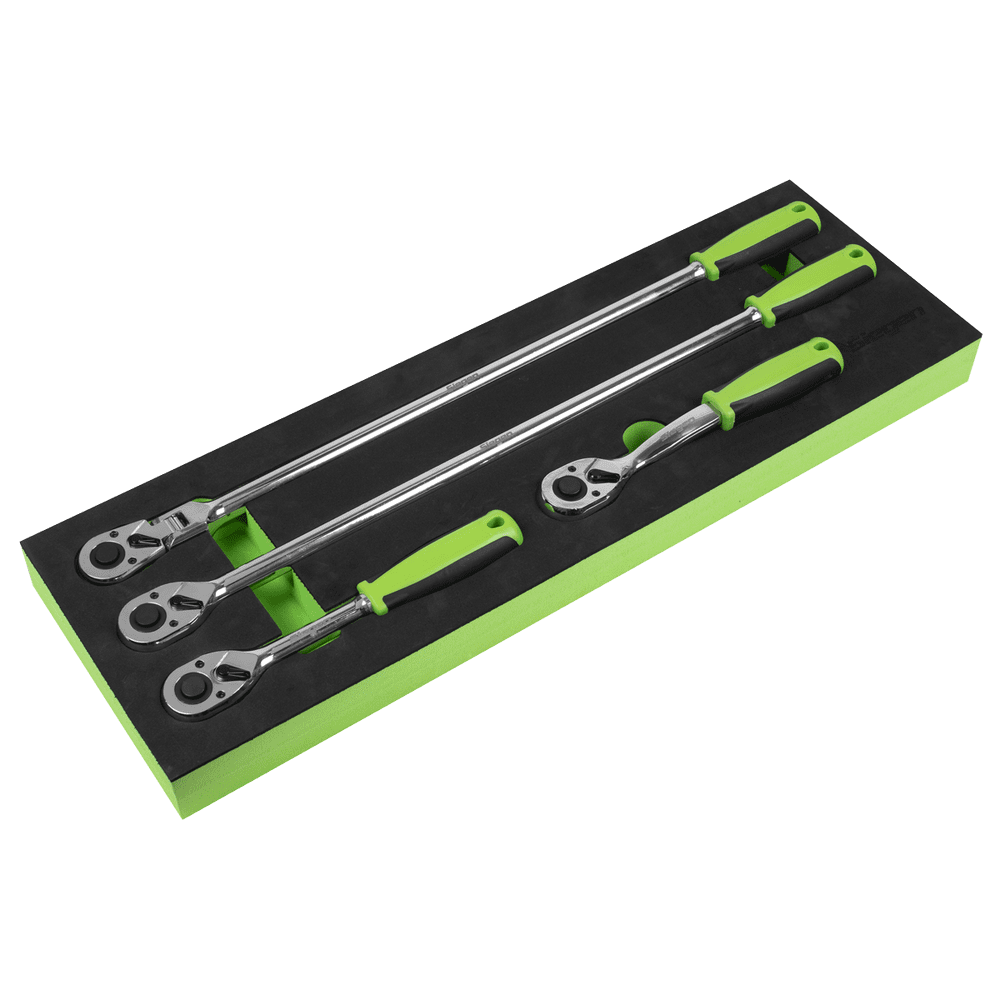Sealey S01231 4 Piece 1/2"Sq Drive Flip Reverse Ratchet Wrench Set