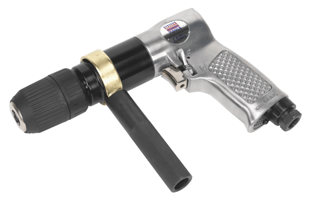 Sealey SA27 Air Drill Ø13mm 700rpm Reversible Keyless Chuck