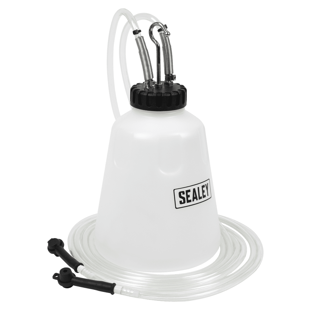Sealey VS0218 High Flow Twin Pipe Brake Bleed Bottle 2L