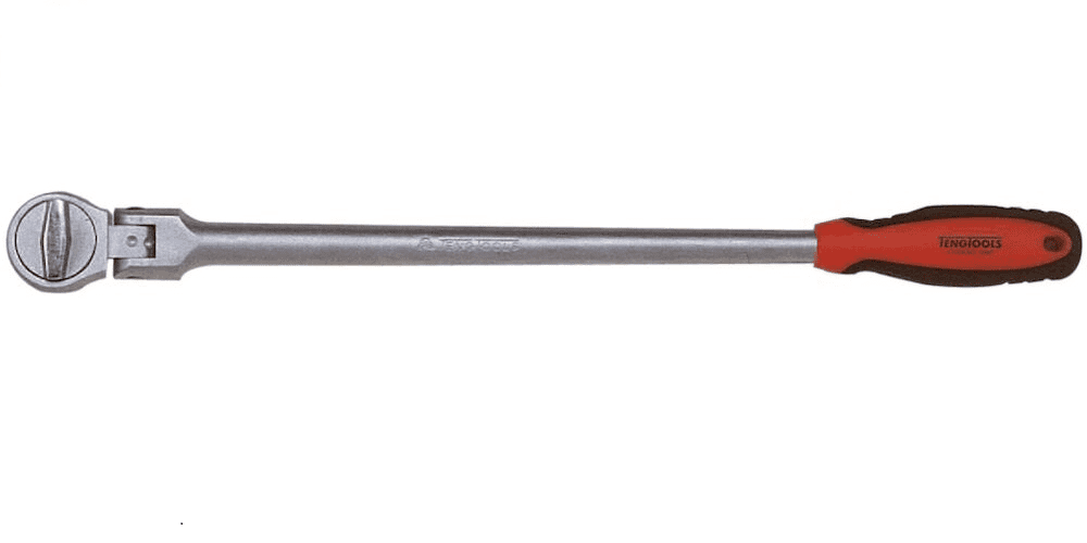 Teng 1400F 1/4" Drive Long Arm Flexible Head Ratchet 200mm