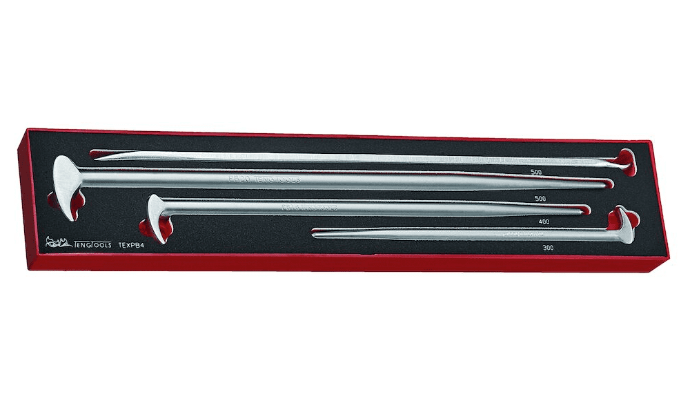 Teng TEXPB4 4 Piece EVA Pry Bar & Tyre Lever Set