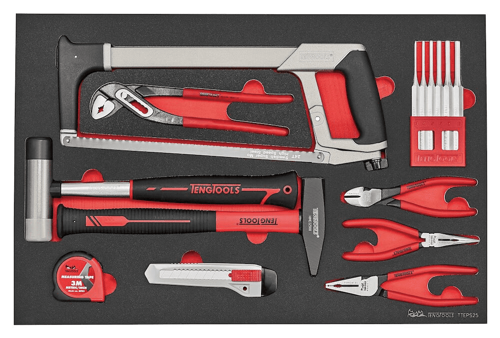 Teng TTEPS25 25 Piece EVA General Tools Set