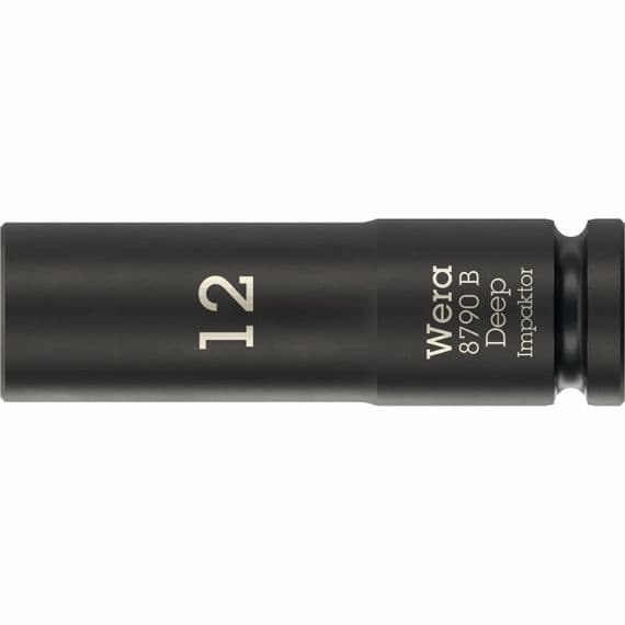 Wera 05005553001 8790 B Impaktor Deep 3/8" Drive Socket 12mm