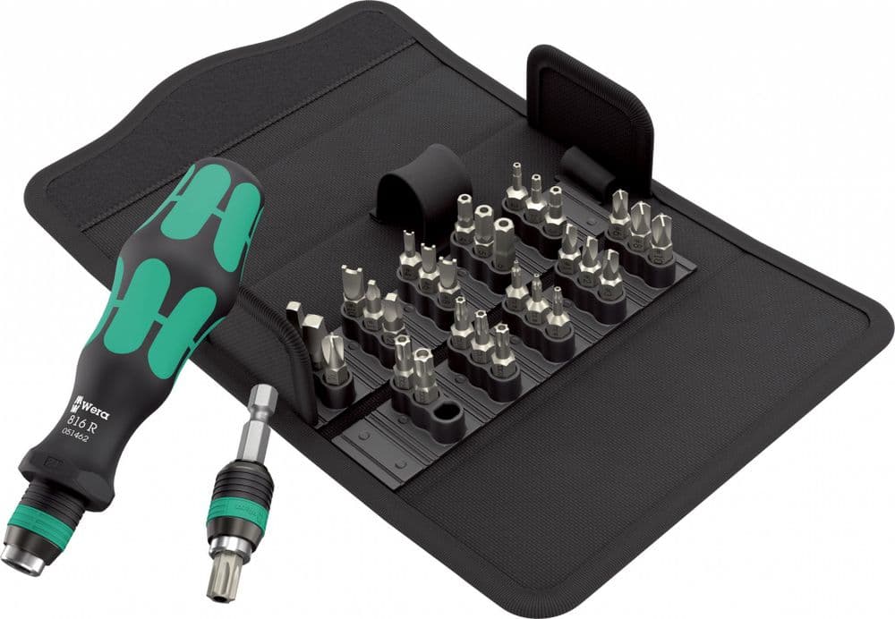 Wera 05057114001 32 Piece Kraftform Kompakt Bitholding Screwdriver ...