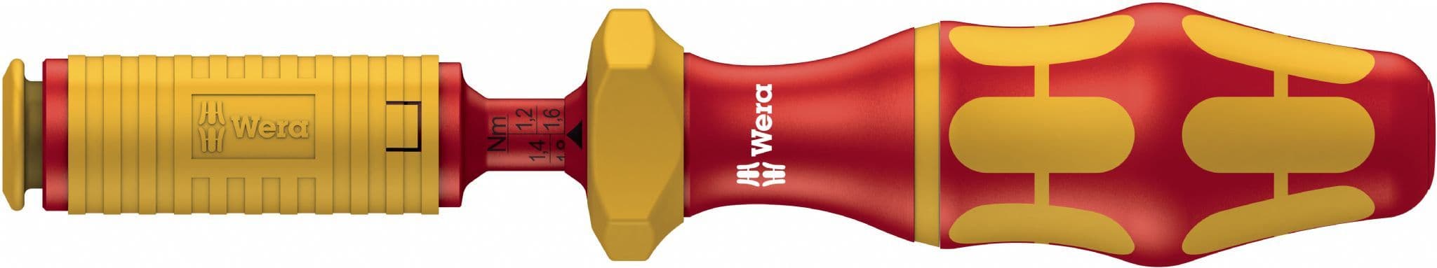 Wera 05074750001 7441 VDE Kraftform Adjustable Torque Handle 0 3-1 2Nm