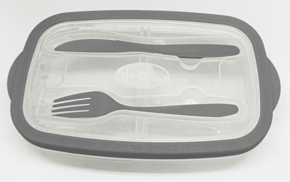 Microwave Essentials Lunch Box With Cutlery