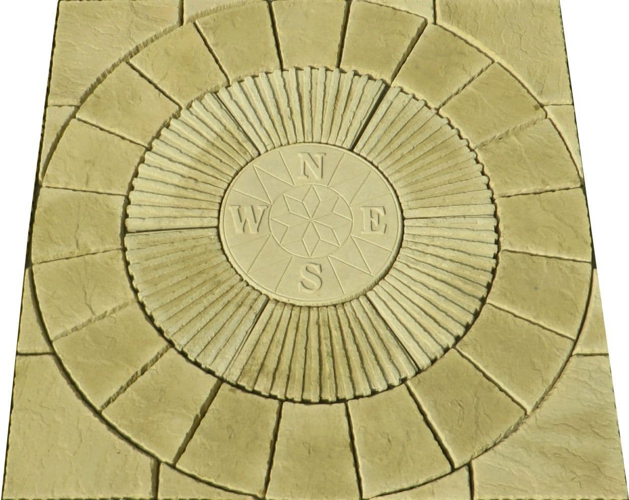 1800mm Rotunda Compass plus Infill Natural Buff