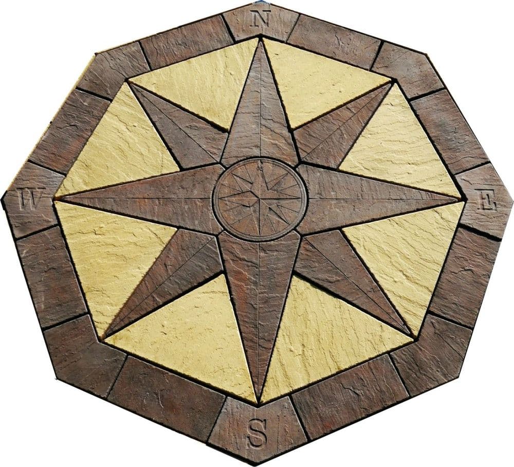 2400mm Compass Slate Grey/Buff no infill