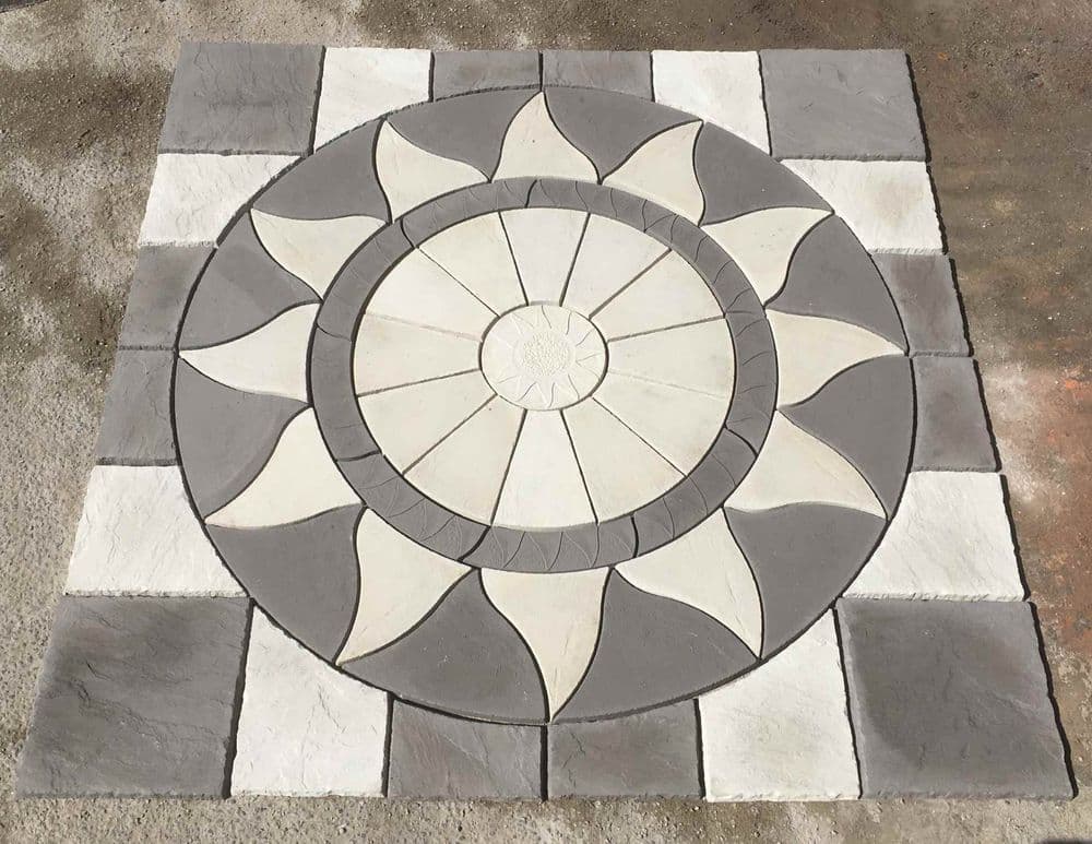 2560mm Aztec Sun Slate Grey /White