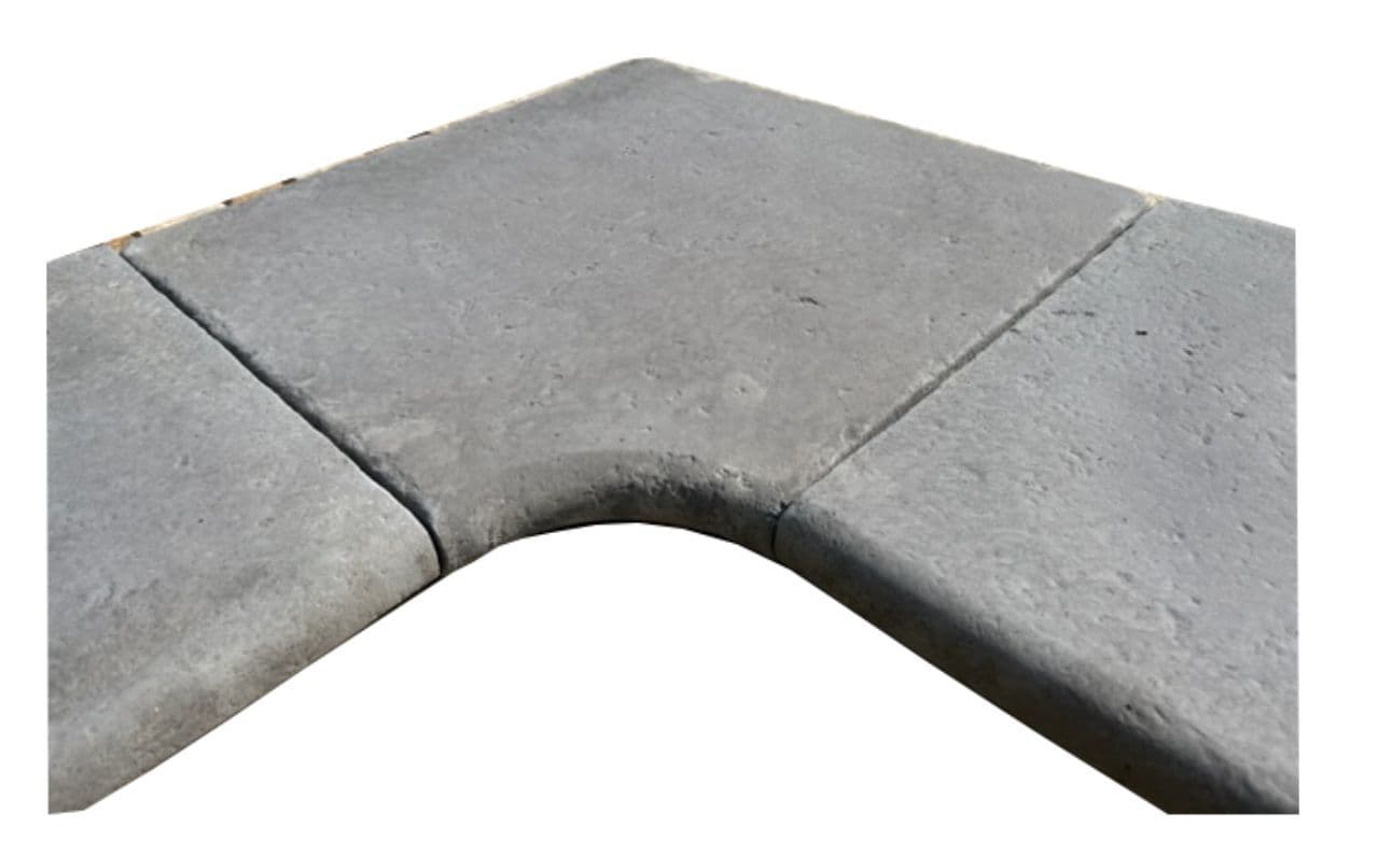 BULLNOSED STEPS STRAIGHT SLATE GREY