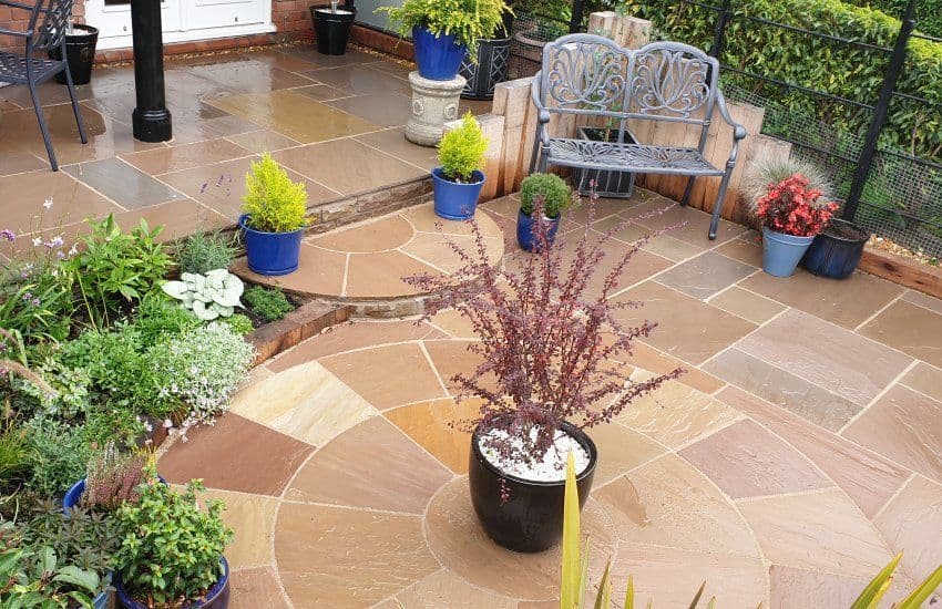 Raj Blend Sandstone Circles