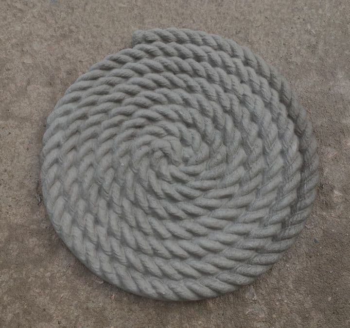 Rope Stepping Stones Slate grey