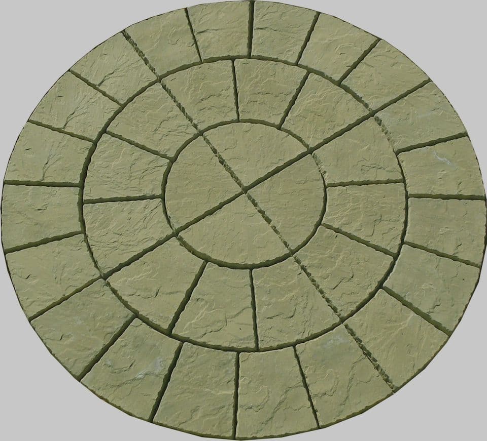 ROTUNDA PATIO KIT 1800mm OLIVE GREEN