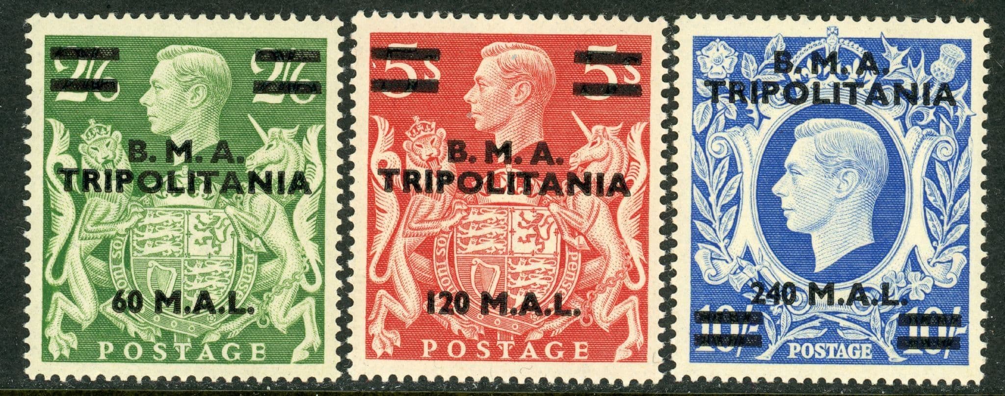 British Occupation of Italian Colonies / Tripolitania 1948 SG T1-T13 U/M