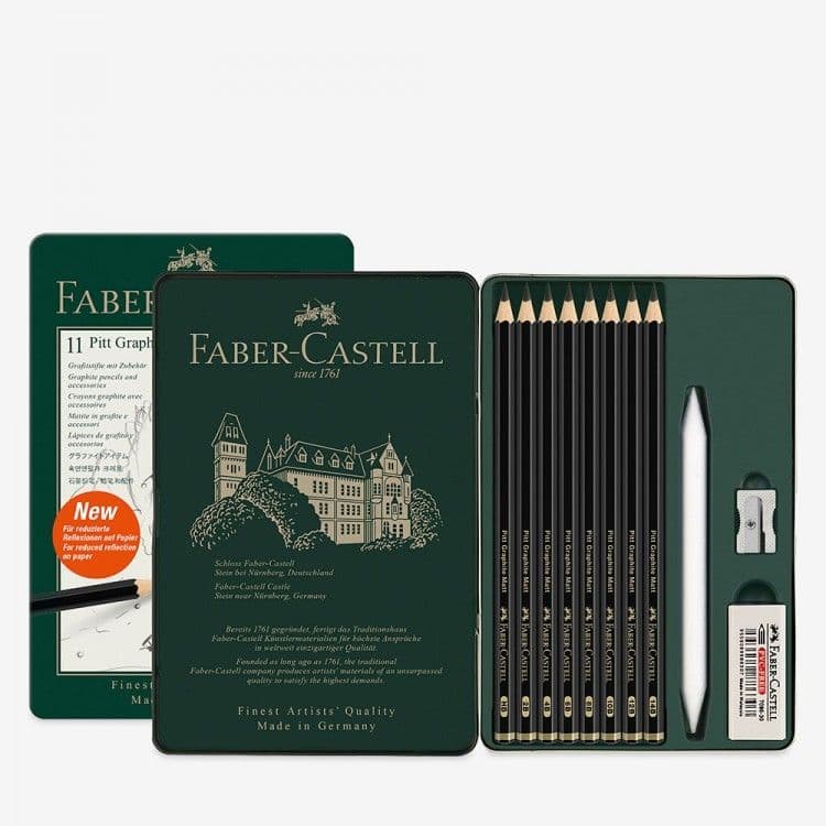 Faber Castell Pitt Graphite Matt Pencil Set