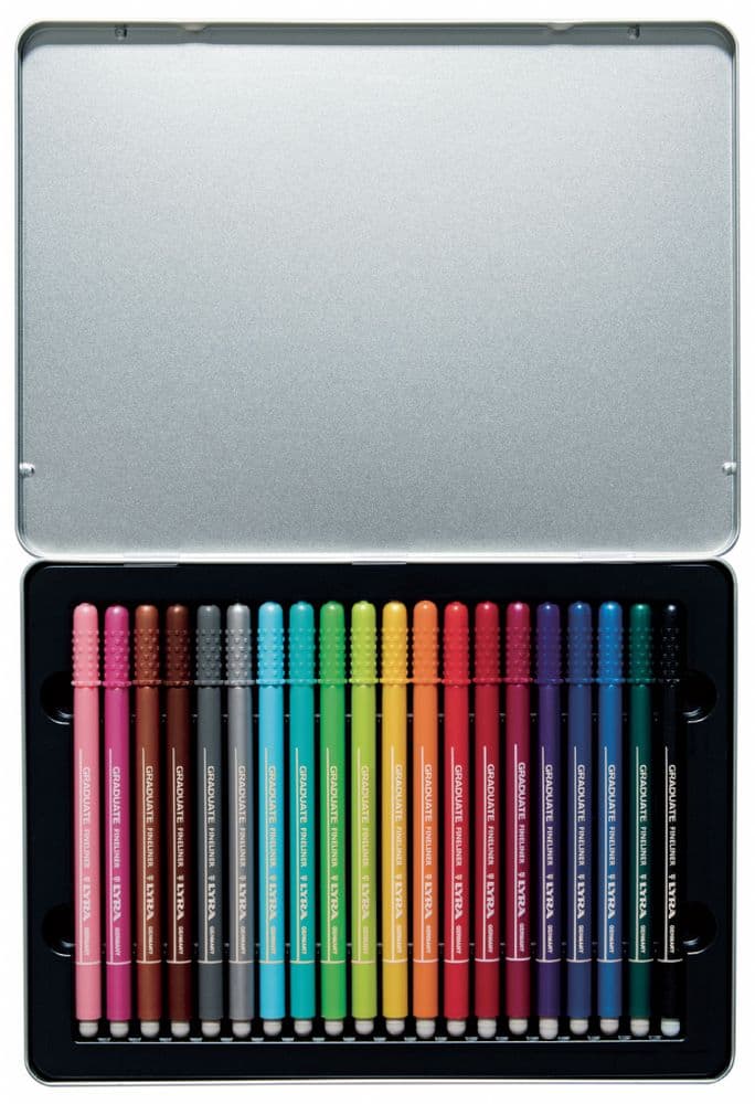 Lyra Graduate Fineliner Pens 20 Set