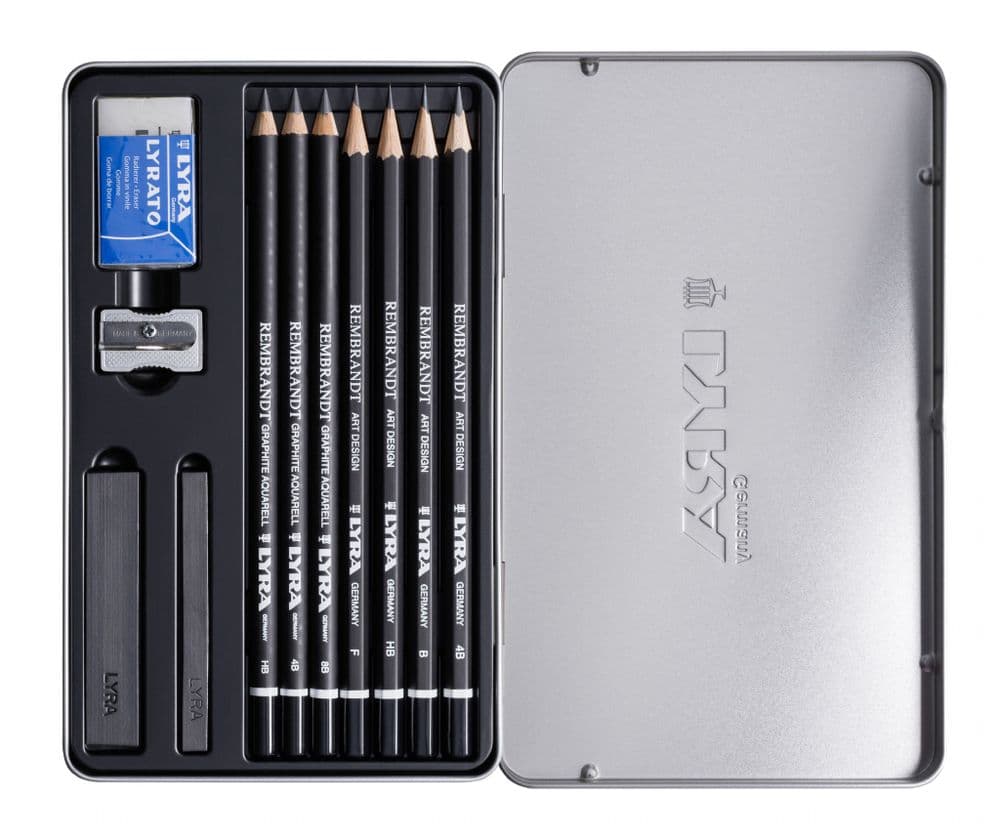 Lyra Rembrandt 11 Piece Graphite Pencil Set