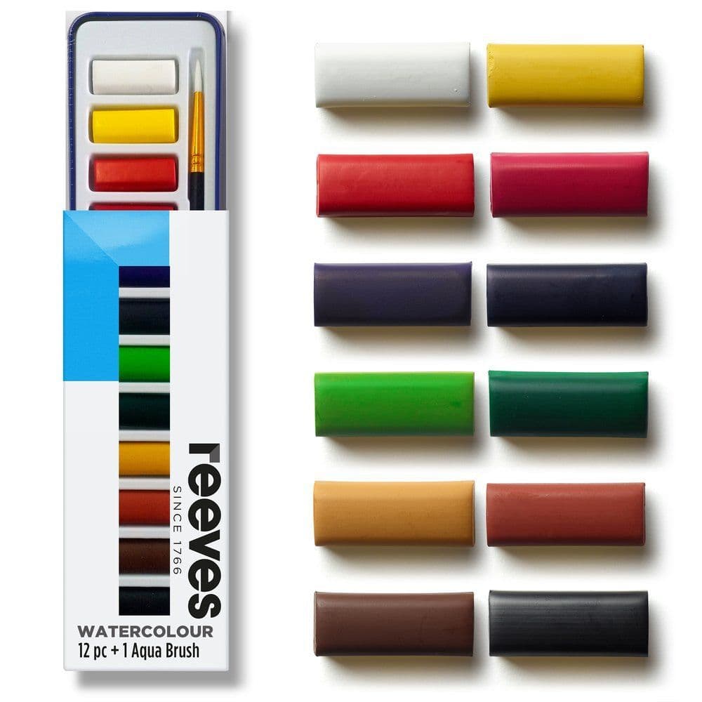 Reeves Watercolour 12 Pan Set
