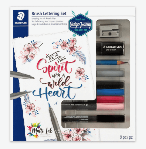 Staedtler Pigment Arts Brush Pen Lettering Set