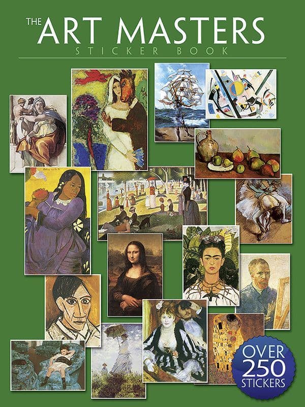 The Art Masters Sticker Book Over 250 Stickers