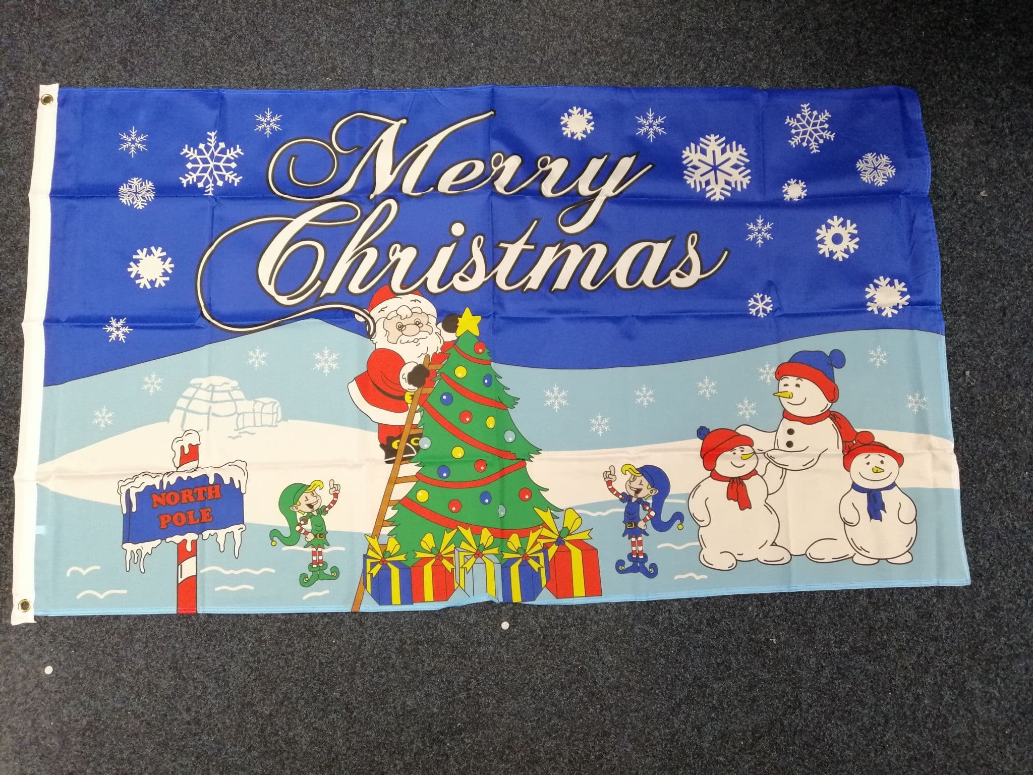 Christmas North Pole Flag | flagly.co.uk | We Sell Flags