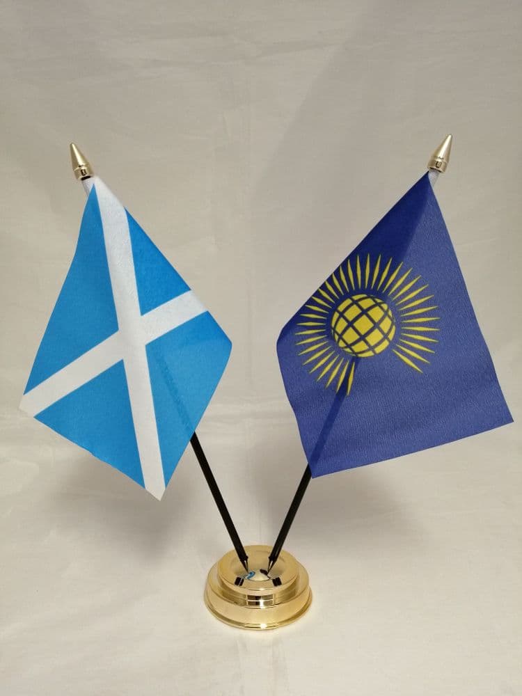 Commonwealth with Scotland Table Flag | flagly.co.uk | We Sell Flags