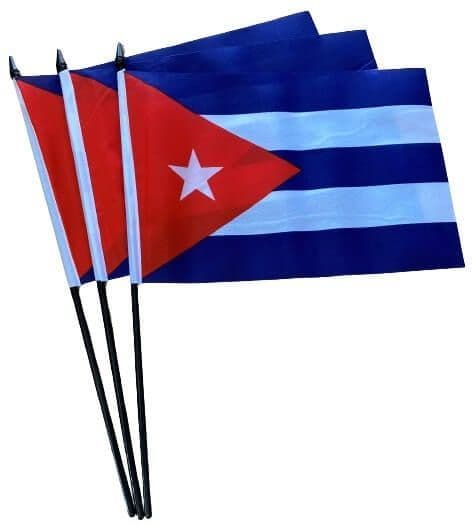 Cuba Hand Flag - 3 Pack | flagly.co.uk | We Sell Flags