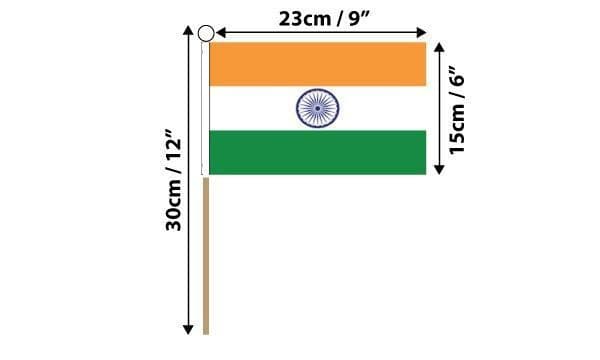 India Hand Flag | flagly.co.uk | We Sell Flags and Bunting