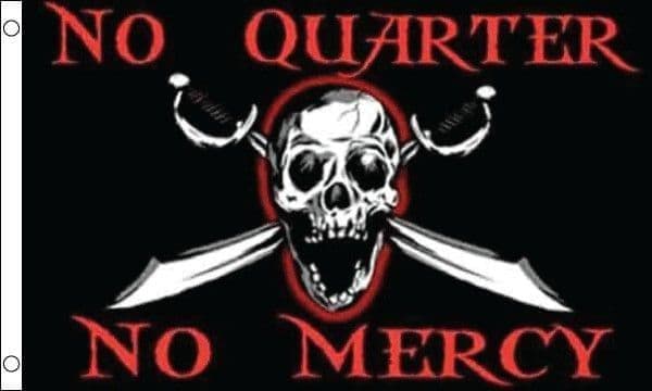 No Quarter No Mercy Flag | flagly.co.uk | We Sell Flags