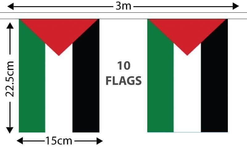 Palestine 3m Bunting | flagly.co.uk | We Sell Flags