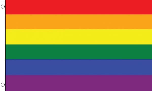 Rainbow Heavy Duty 5ft x 3ft Flag | flagly.co.uk | We Sell Flags