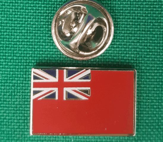 Red Ensign Rectangle Flag Pin Badge | flagly.co.uk | We Sell Flags