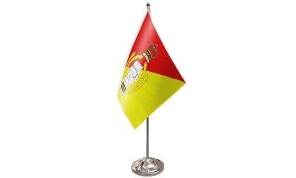 Royal Armoured Corps Satin Table Flag | flagly.co.uk | We Sell Flags