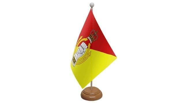Royal Armoured Corps Wooden Table Flag | flagly.co.uk | We Sell Flags