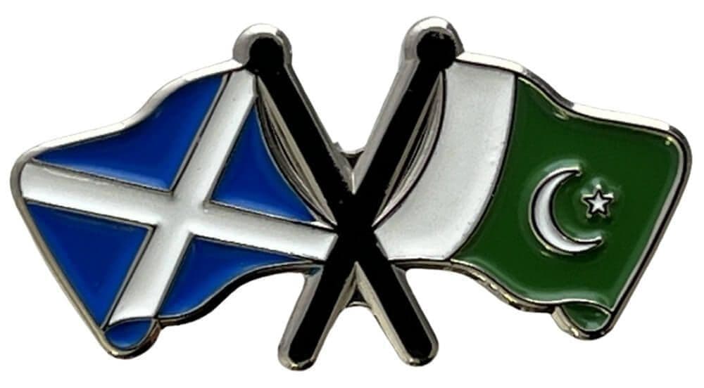 Scotland & Pakistan Pin Badge | flagly.co.uk | We Sell Flags