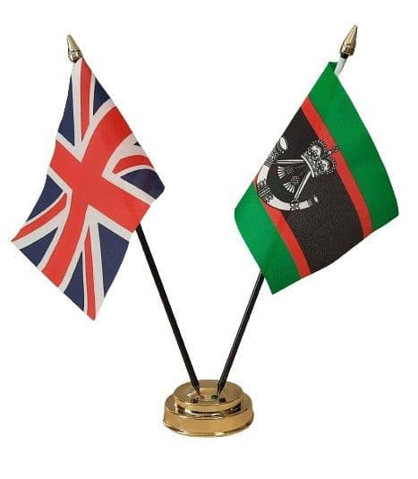 The Rifles with UK Table Flag | flagly.co.uk | We Sell Flags