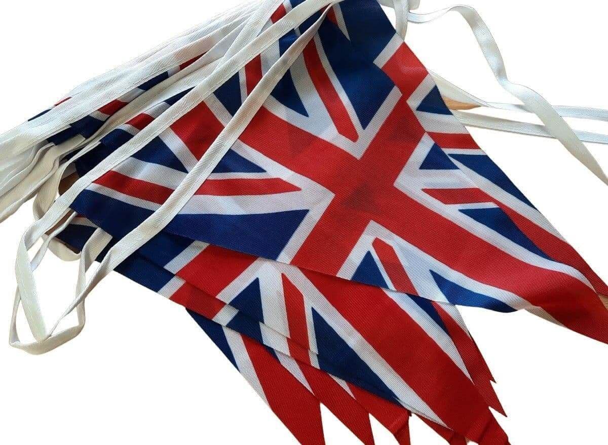 Union Jack Triangle Bunting 10m | flagly.co.uk | We Sell Flags