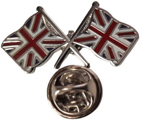 Union Jack & Union Jack Pin Badge | flagly.co.uk | We Sell Flags