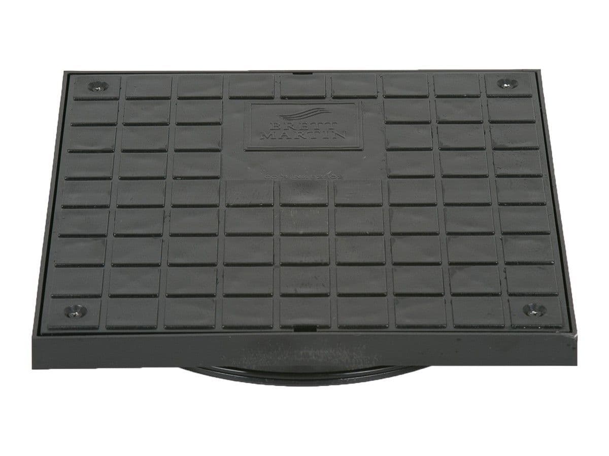 280mm Dia Shallow Access Chamber Square Double Seal Lid Pedestrian