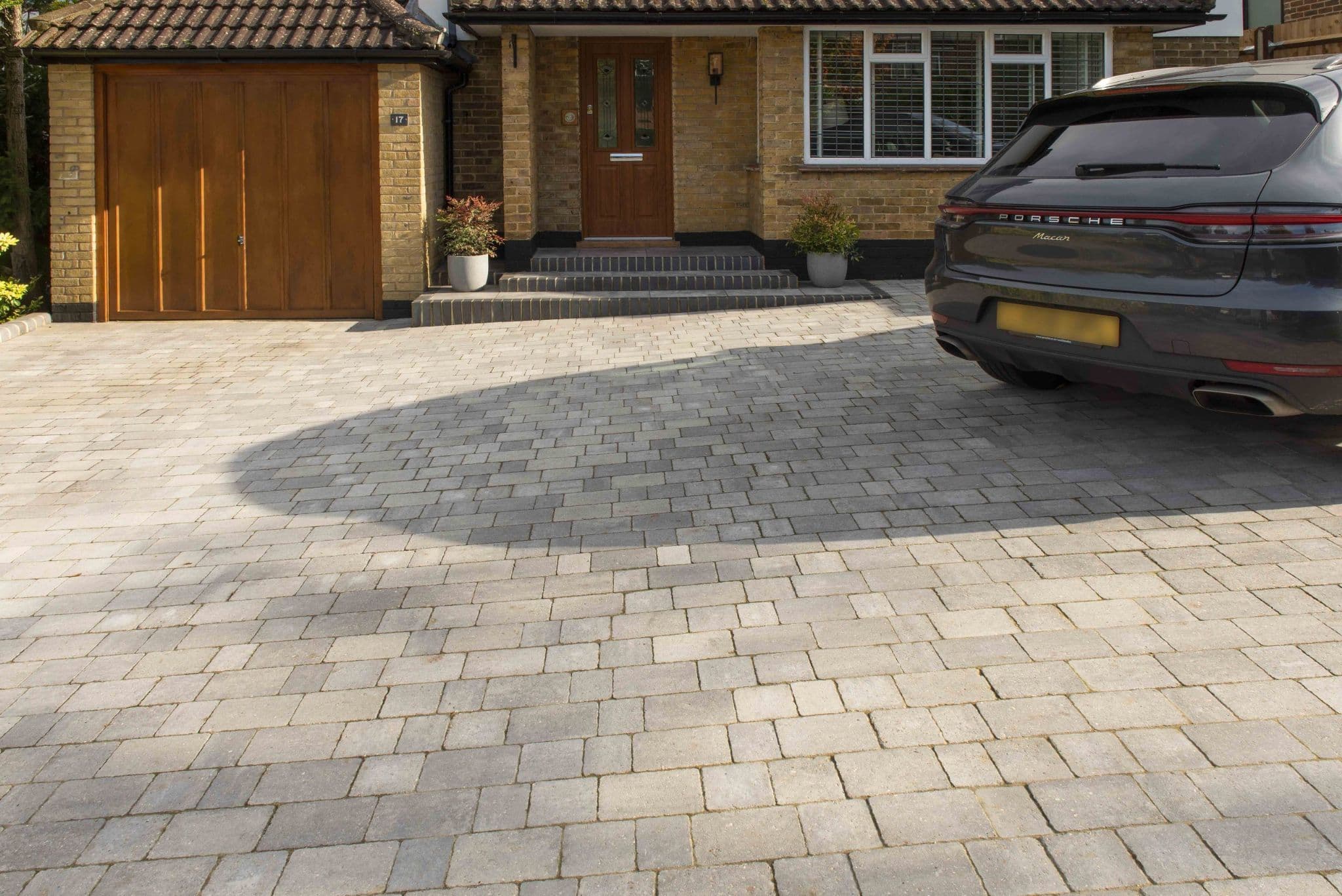 Alpha Trio 50mm Block Paving Silver Haze 10 82M2 Mixed Size Pack