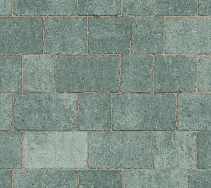Alpha Trio 50mm Block Paving Silver Haze 10 82M2 Mixed Size Pack