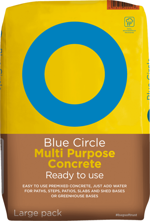 Blue Circle Multi Purpose Ready To Use Concrete - 20Kg Poly Bag Non ...