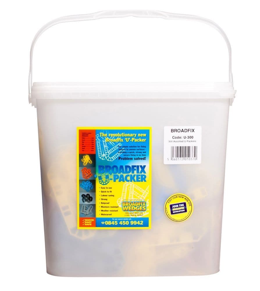 Broadfix Mixed Tub Of 300 U Packers