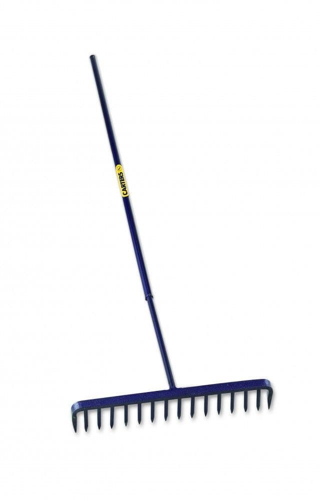 Carter 16 Tine Round Tooth Tarmac Rake x Tub Steel