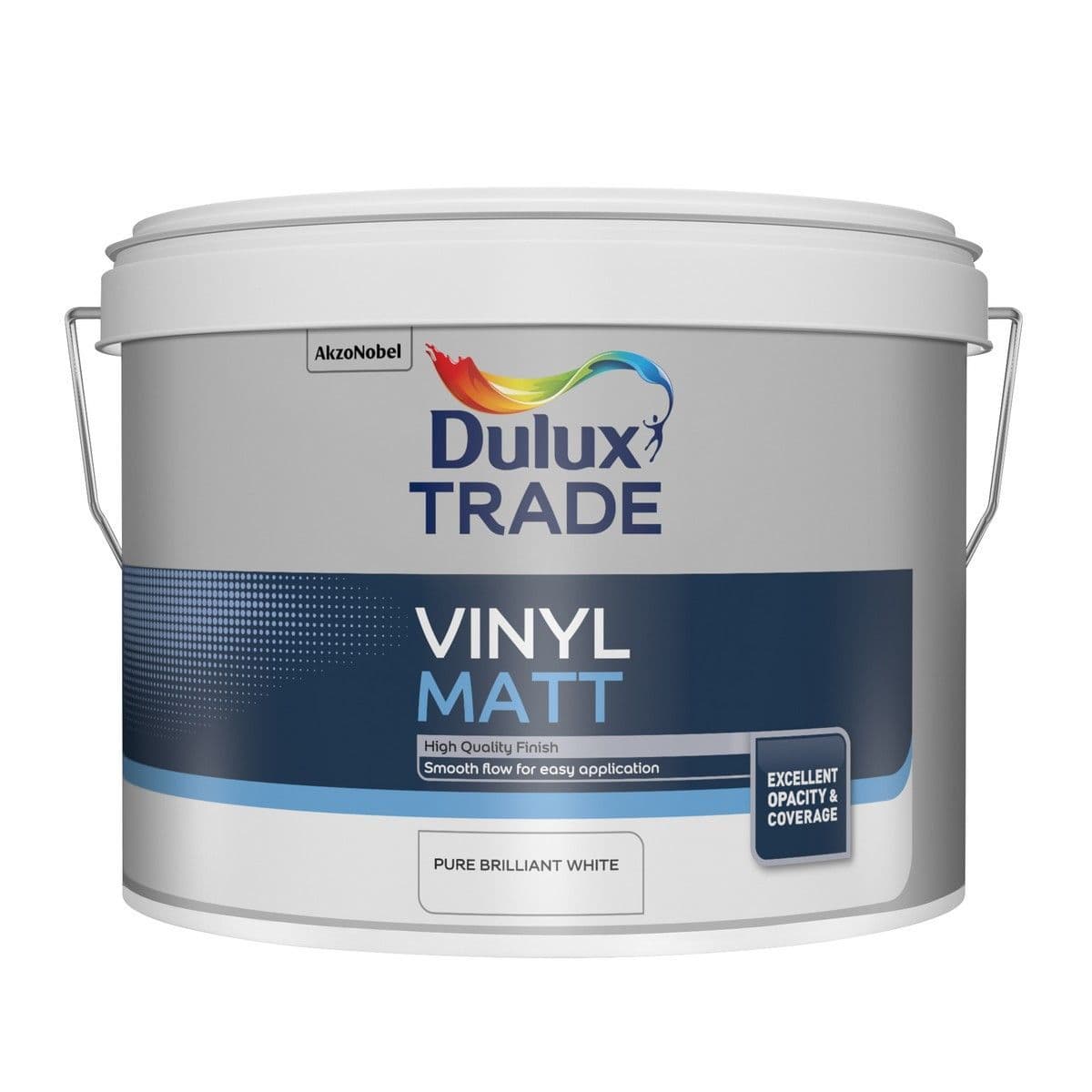Dulux Trade Vinyl Matt White- 7 5L
